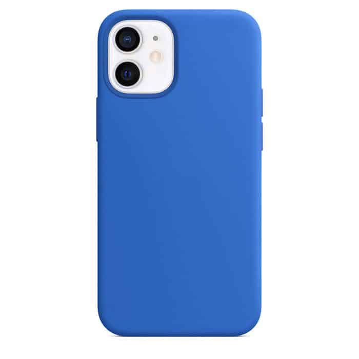 Silicone Case with MagSafe for iPhone 12 Mini – Blue – Ferrytelecom
