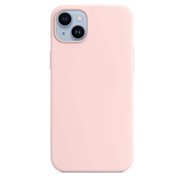 Silicone Case with MagSafe for iPhone 14 Plus – Pink – Ferrytelecom