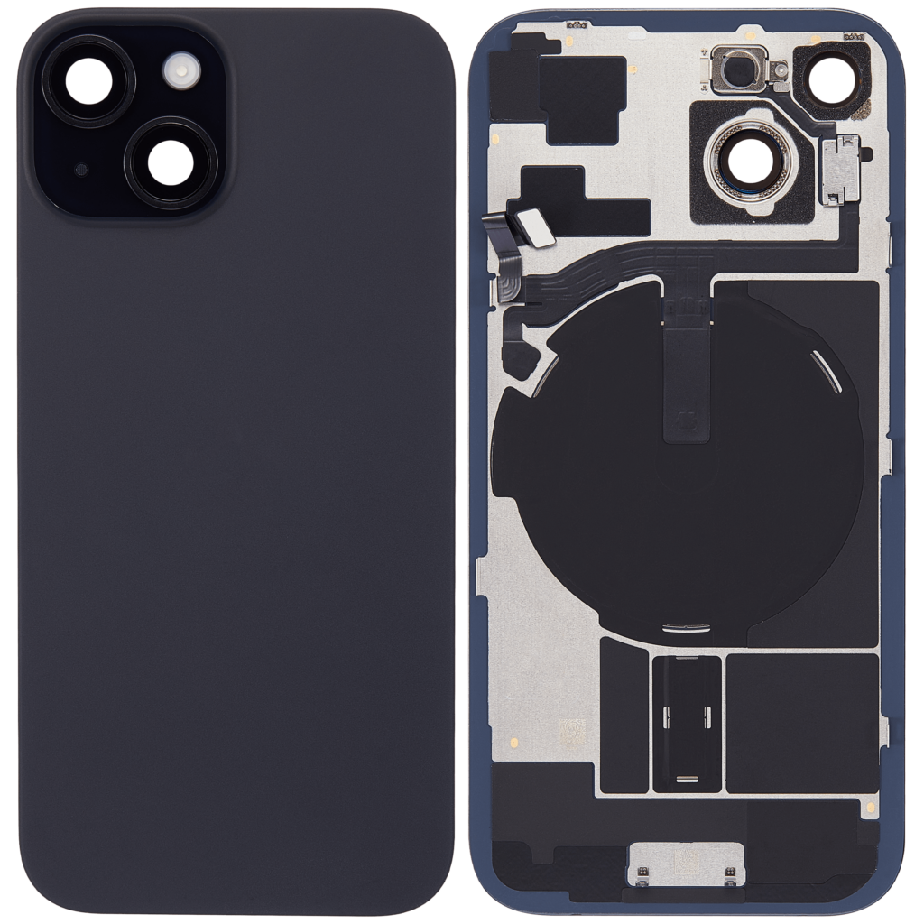 Back Glass + W/Small Component Pre-installed for iPhone 15 (Black) – Ferrytelecom