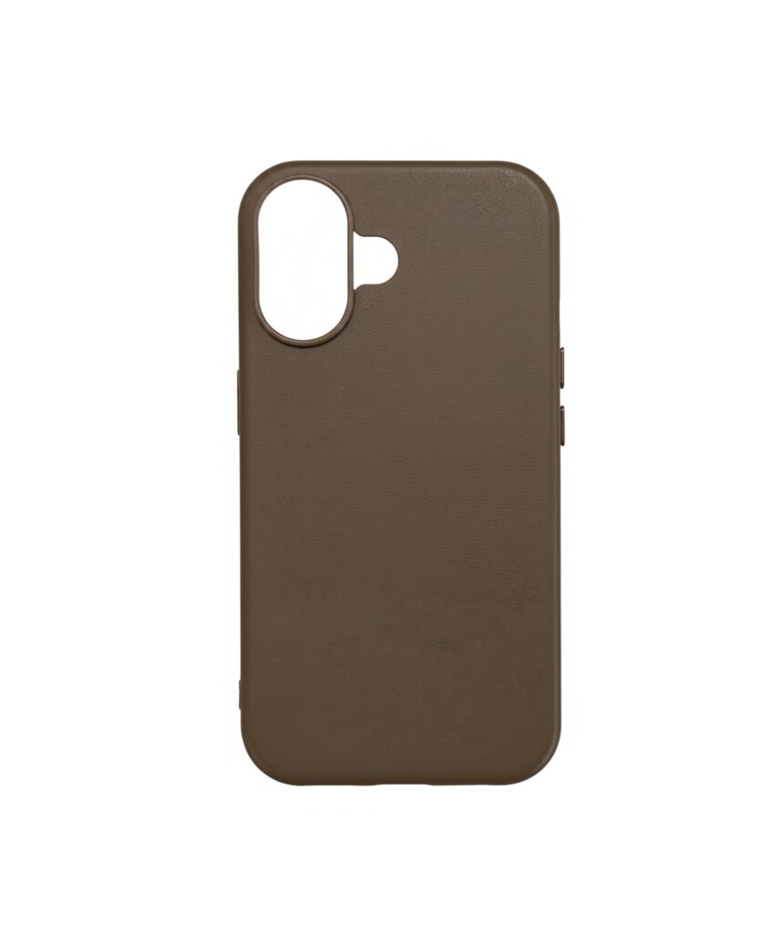 Leather Case with MagSafe for iPhone 17 – Brown – Ferrytelecom
